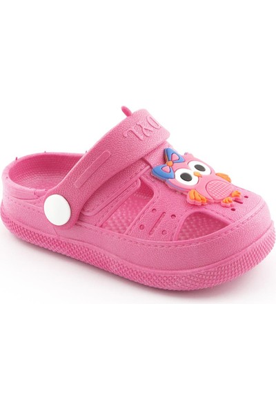 Daye Kaydırmaz Tabanlı Hayvan Figürlü Çocuk Sandalet Terlik