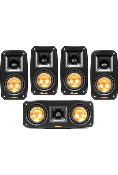 Klipsch Reference Theater Pack 5.0 Sinema Sistemi Siyah (Set) Klipsch Reference Theater Pack 5.0 Sinema Sistemi Siyah (Set)