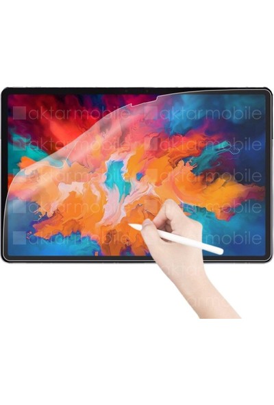 AktarMobile Lenovo Tab P11 Uyumlu Paper Like Ekran Koruyucu Kağıt Hissi Veren Tasarım Mat Yüzey AktarMobile Lenovo Tab P11 Uyumlu Paper Like Ekran Koruyucu Kağıt Hissi Veren Tasarım Mat Yüzey