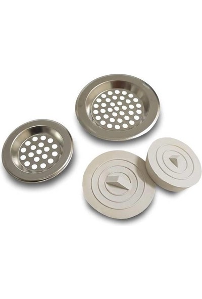 Zhong - Lavabo Mutfak Banyo Evye Süzgeç ve Tıpa Seti 2 Adet Zhong - Lavabo Mutfak Banyo Evye Süzgeç ve Tıpa Seti 2 Adet