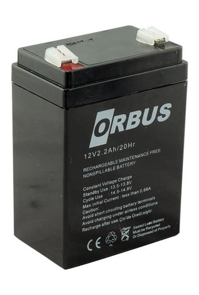 Transformacion Orbus 12 Volt 2.2 Amper Dik Kare Akü 663005 Transformacion Orbus 12 Volt 2.2 Amper Dik Kare Akü 663005