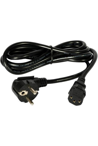 Keepro Power Kablo Bilgisayar Mtonitör Power Güç Kablosu 3x0,75 Kablo 5 mt