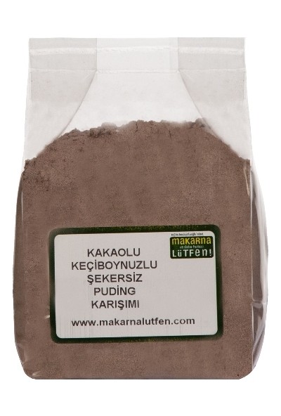 Makarna Lütfen Kakaolu-Keçiboynuzlu Şekersiz Puding Karışımı Makarna Lütfen Kakaolu-Keçiboynuzlu Şekersiz Puding Karışımı