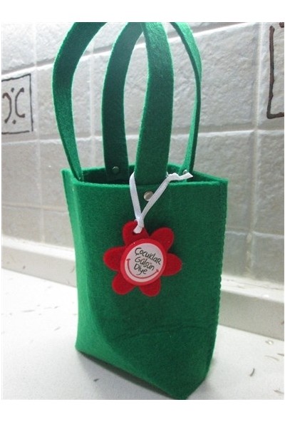 Çocuklar Gülsün Diye Keçe Çanta Çocuklar Gülsün Diye Keçe Çanta