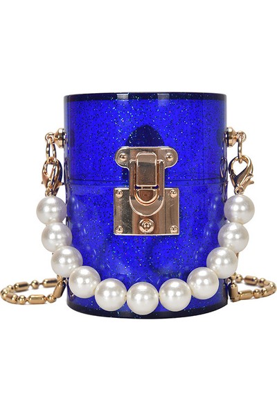 Gentisy Akrilik Şeffaf Çapraz Gövdeli Akşam Çantası (Yurt Dışından)