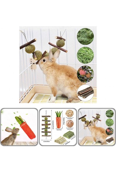 Codenoone 6 Parça Hamster Çiğneme Oyuncağı (Yurt Dışından) Codenoone 6 Parça Hamster Çiğneme Oyuncağı (Yurt Dışından)