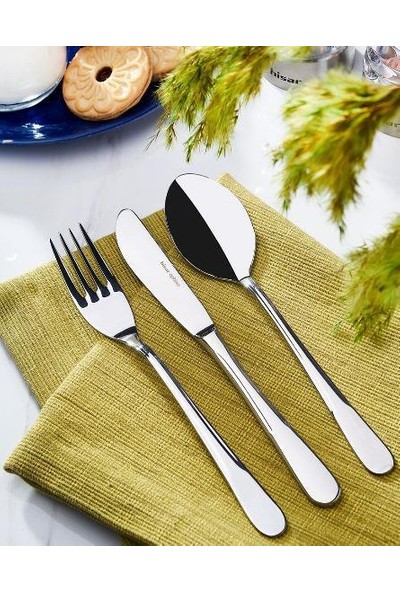 Hisar Optima Akdeniz 60 Parça Çatal Kaşık Bıçak Seti Hisar Optima Akdeniz 60 Parça Çatal Kaşık Bıçak Seti