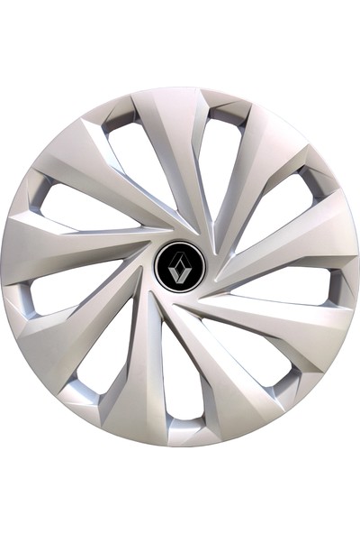 Kadiroğlu Renault Megane 14'' Inç Uyumlu Jant Kapağı 4 Adet 1 Takım 2001 Kırılmaz Esnek Plastik