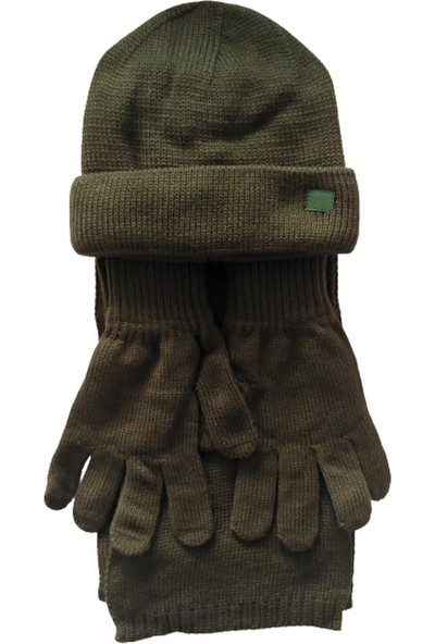 Suyitti Erkek Polar Üçlü Bere Atkı Eldiven Takımı K2203-04