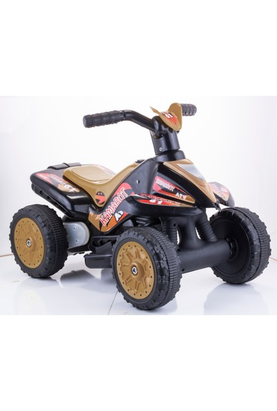 Kamarot 6v Akülü Atv Araba Motor Motosiklet Siyah Gold Renk Kamarot 6v Akülü Atv Araba Motor Motosiklet Siyah Gold Renk