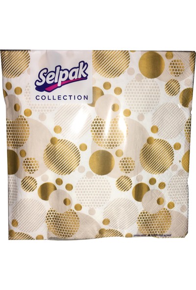 Selpak Dekoratif Peçete 20'li Altın