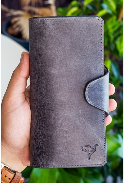 Vianel New York Axel Crazy Deri Portföy Cüzdan Gri Vianel New York Axel Crazy Deri Portföy Cüzdan Gri