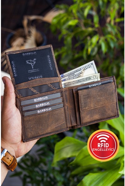 Garbalia Jackson Deri Bozuk Para Gözlü Cüzdan