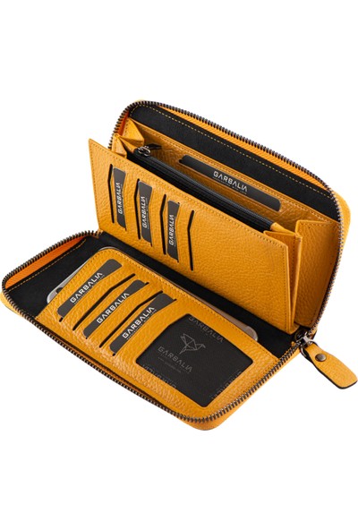 Garbalia Arthur Kadın Cüzdanı Sarı Garbalia Arthur Kadın Cüzdanı Sarı