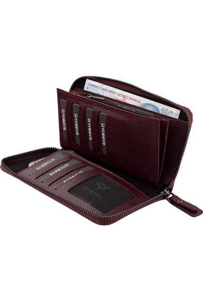Garbalia Arthur Deri Kadın Cüzdanı Bordo Garbalia Arthur Deri Kadın Cüzdanı Bordo