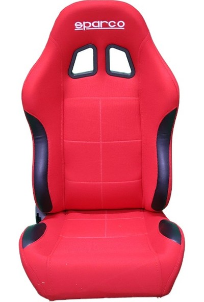 Sparco Yanları Deri Kırmızı Ayarlanabilir Spor Koltuk Sparco Yanları Deri Kırmızı Ayarlanabilir Spor Koltuk