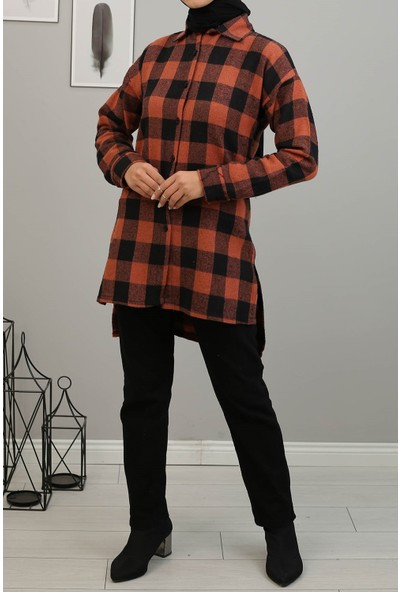 İmaj Butik Oduncu Kareli Gömlek/kiremit İmaj Butik Oduncu Kareli Gömlek/kiremit