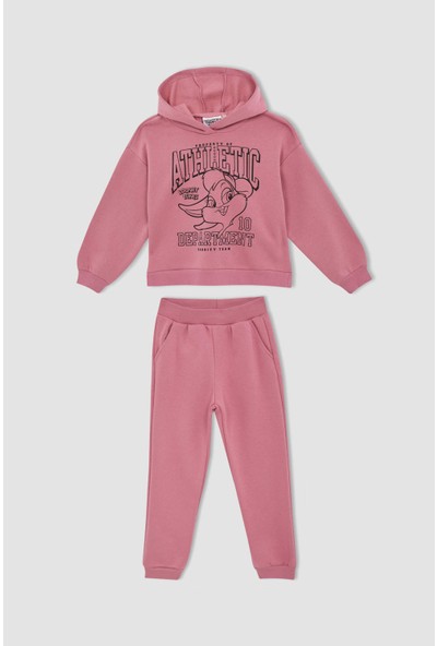 DeFacto Kız Çocuk Looney Tunes Lisanslı Coool Regular Fit Kapüşonlu 2'li Takım V4767A621WN DeFacto Kız Çocuk Looney Tunes Lisanslı Coool Regular Fit Kapüşonlu 2'li Takım V4767A621WN