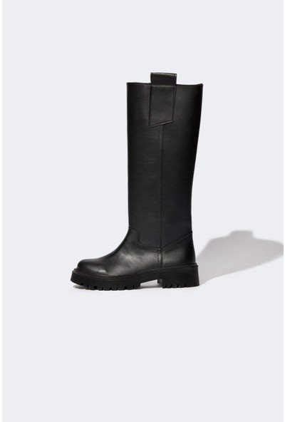 DeFacto Kadın Kalın Tabanlı Uzun ÇIZME W1563AZ21WN