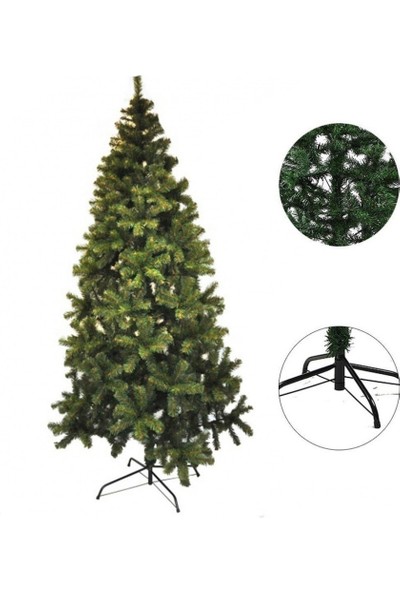 Bukitom Yılbaşı Ağacı 240 cm 605 Dal , Yapay Dekoratif Çam Ağacı
