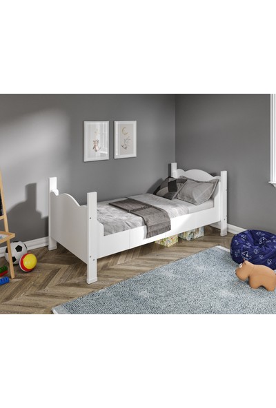 Kzn Home Zafer Tek Kişilik Karyola - 90 x 190 cm Yataklara Uyumlu