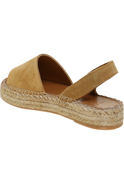 Fabrika Deri Sarı Kadın Espadril