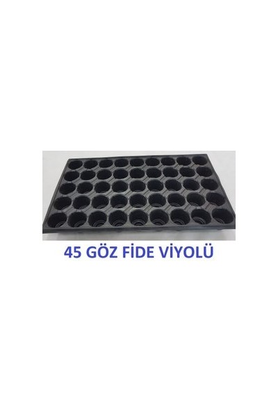 Köy Tohumları 1 Adet Plastik 45 Lik Viyol Fide Tohum Viyol Çimlendirme Viyolü Viyol Sebze Tohumu