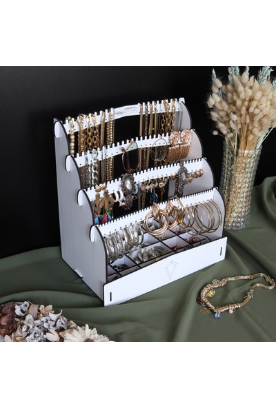 Design Otto Diamond Small Organizer Kozmetik Makyaj Kolye Küpe Yüzük Takı Kutusu Düzenleyici Design Otto Diamond Small Organizer Kozmetik Makyaj Kolye Küpe Yüzük Takı Kutusu Düzenleyici