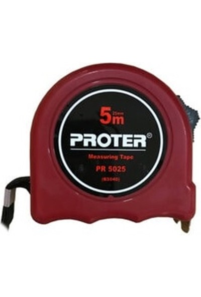 Proter Pr 5025 5X25 Çelik Şerit Metre Proter Pr 5025 5X25 Çelik Şerit Metre