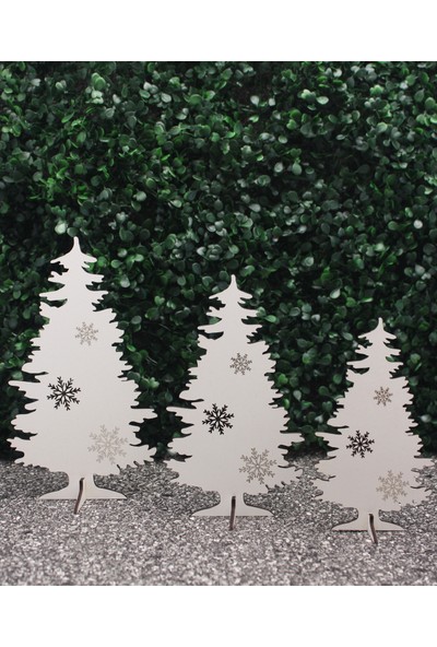 Lora Wedding 15-18-21CM Üç Boy Minyatür Ahşap Yılbaşı Ağacı (Demonte) Lora Wedding 15-18-21CM Üç Boy Minyatür Ahşap Yılbaşı Ağacı (Demonte)