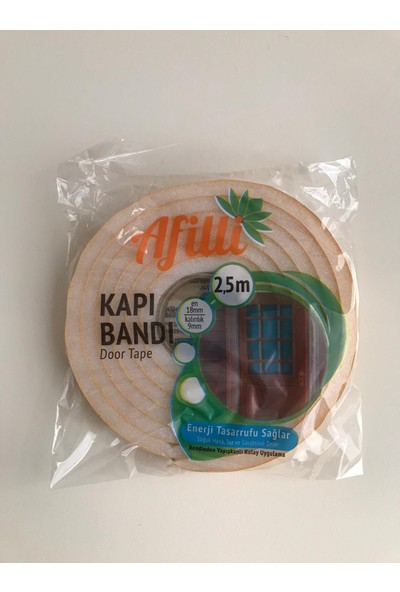 ACY Kapı Bandı 2,5 Metre 9 mm Kendinden Yapışkanlı 1. Sınıf Sünger Rüzgar Soğuk Kesici Yapışkan ACY Kapı Bandı 2,5 Metre 9 mm Kendinden Yapışkanlı 1. Sınıf Sünger Rüzgar Soğuk Kesici Yapışkan