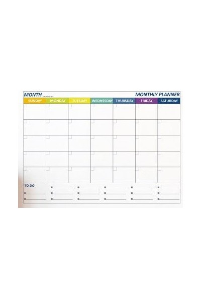 Sihirli Kağıt Monthly Planner