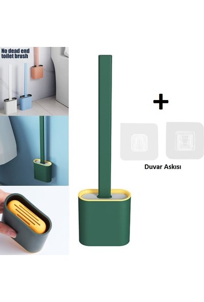 WorldPearl Duvara Asılabilir Silikon Tuvalet Temizlik Fırçası WorldPearl Duvara Asılabilir Silikon Tuvalet Temizlik Fırçası