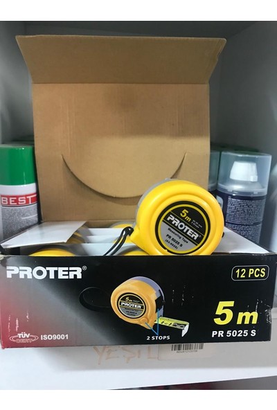 Proter 5 Metre Şerit Profesyonel (5MT*25MM) Proter 5 Metre Şerit Profesyonel (5MT*25MM)
