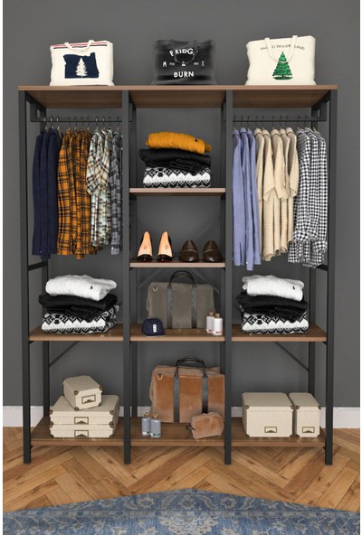 Wood House Melisa Portmanto Ceviz Wood House Melisa Portmanto Ceviz