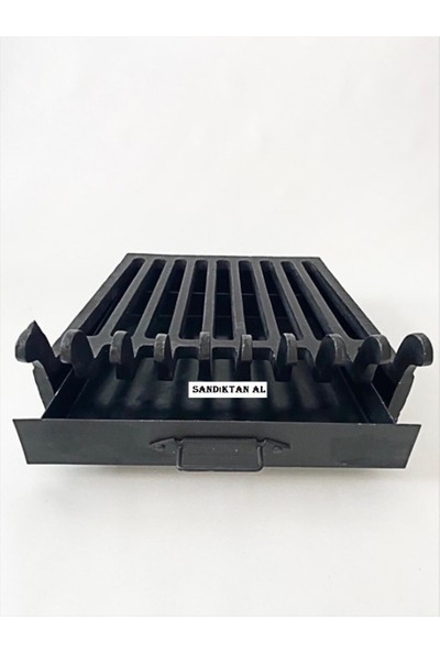 Sandıktan Al Döküm Izgara , Şömine Izgarası 49 Cm. x 35 Cm. x 35 cm 10 Lu Izgara, Kızaklı Sandıktan Al Döküm Izgara , Şömine Izgarası 49 Cm. x 35 Cm. x 35 cm 10 Lu Izgara, Kızaklı