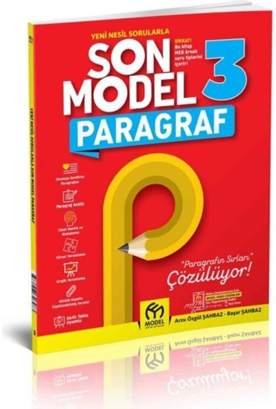 Model Yayınevi 3. Sınıf Son Model Paragraf Soru Bankası Model Yayınevi 3. Sınıf Son Model Paragraf Soru Bankası