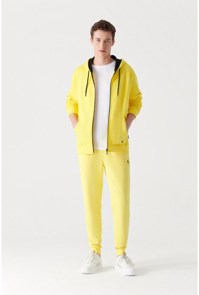 Avva Erkek Neon Sarı Jogging Eşofman E003402
