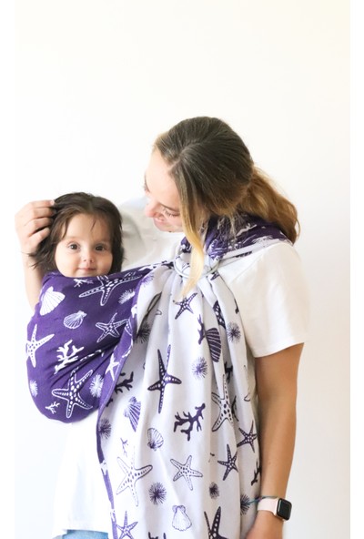 Zubu Halka Sling – Babysling - Marine