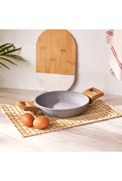 Karaca Silver Stone Bio Granit Sahan 20 cm Karaca Silver Stone Bio Granit Sahan 20 cm