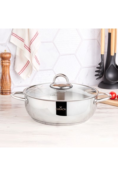 Karaca Jump Çelik Karnıyarık Tencere 30 cm