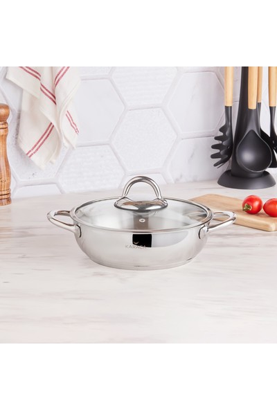 Karaca Jump Çelik Karnıyarık Tencere 24 cm