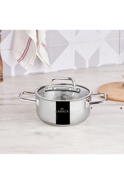 Karaca Galaxy Çelik Tencere 16 Cm 1,6 Lt