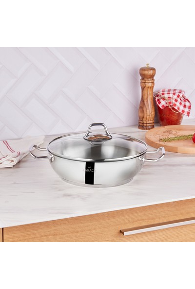 Karaca Firuze Çelik Karnıyarık Tencere 26 cm 2017