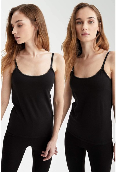 DeFacto Basic Slim Fit WarmTech Kolsuz İçlik Atlet V7317AZ21WN