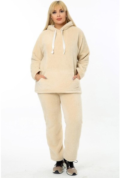 Kapüşonlu Cepli Yumuşak Kadife Yumoş Özel Tasarım Eşofman Takım Kapüşonlu Cepli Yumuşak Kadife Yumoş Özel Tasarım Eşofman Takım