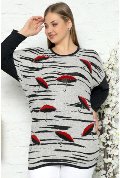 Taş Işlemeli Düşük Omuz Uzun Kol Şemsiye Desen Özel Tasarım Tunik Taş Işlemeli Düşük Omuz Uzun Kol Şemsiye Desen Özel Tasarım Tunik