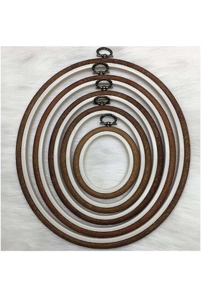 Nurge Pano Kasnak Seti Nakış Kasnağı 5 Adet Nurge Pano Kasnak Seti Nakış Kasnağı 5 Adet