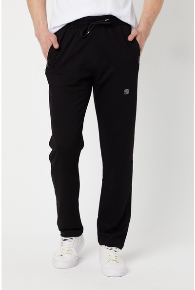 Erkek Eşofman Altı Bel Kısmı Lastikli Arka Cepli Fermuarlı Kompak Penye