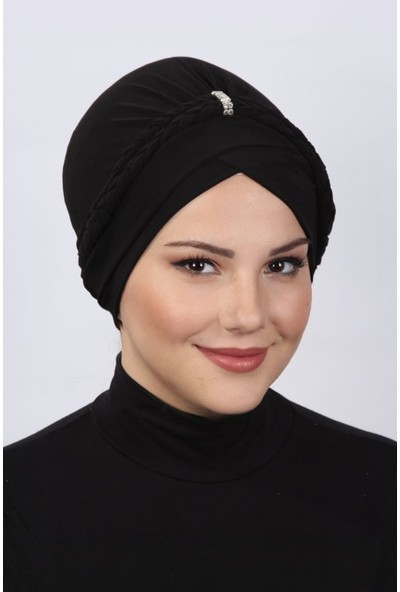 Hashatun Çift Örgülü Bone